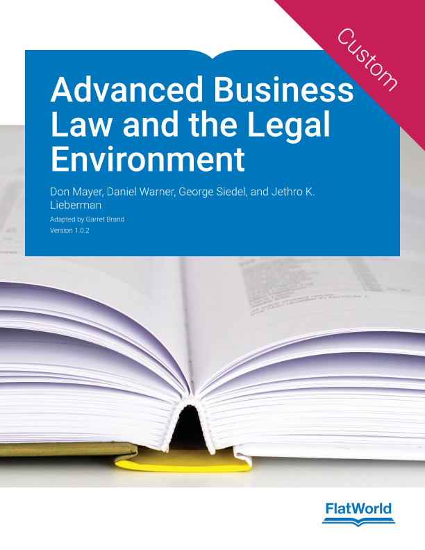 Required Reading - Advanced Business Law and the Legal Environment v1.0 ...